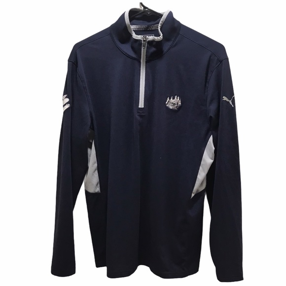 Puma | Jackets & Coats | Puma Golf Jacket Size Small Log Cabin Logo ...
